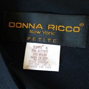 Donna Ricco | Dresses | Vintage Donna Ricco New York Drop Waist Dress ...
